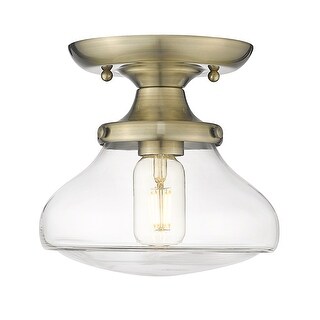 Golden Lighting Nash 8" Wide Semi-Flush Ceiling Fixture - Bed Bath & Beyond - 38059271